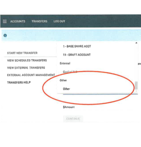 Member-To-Member Transfers | My Georgia Credit Union